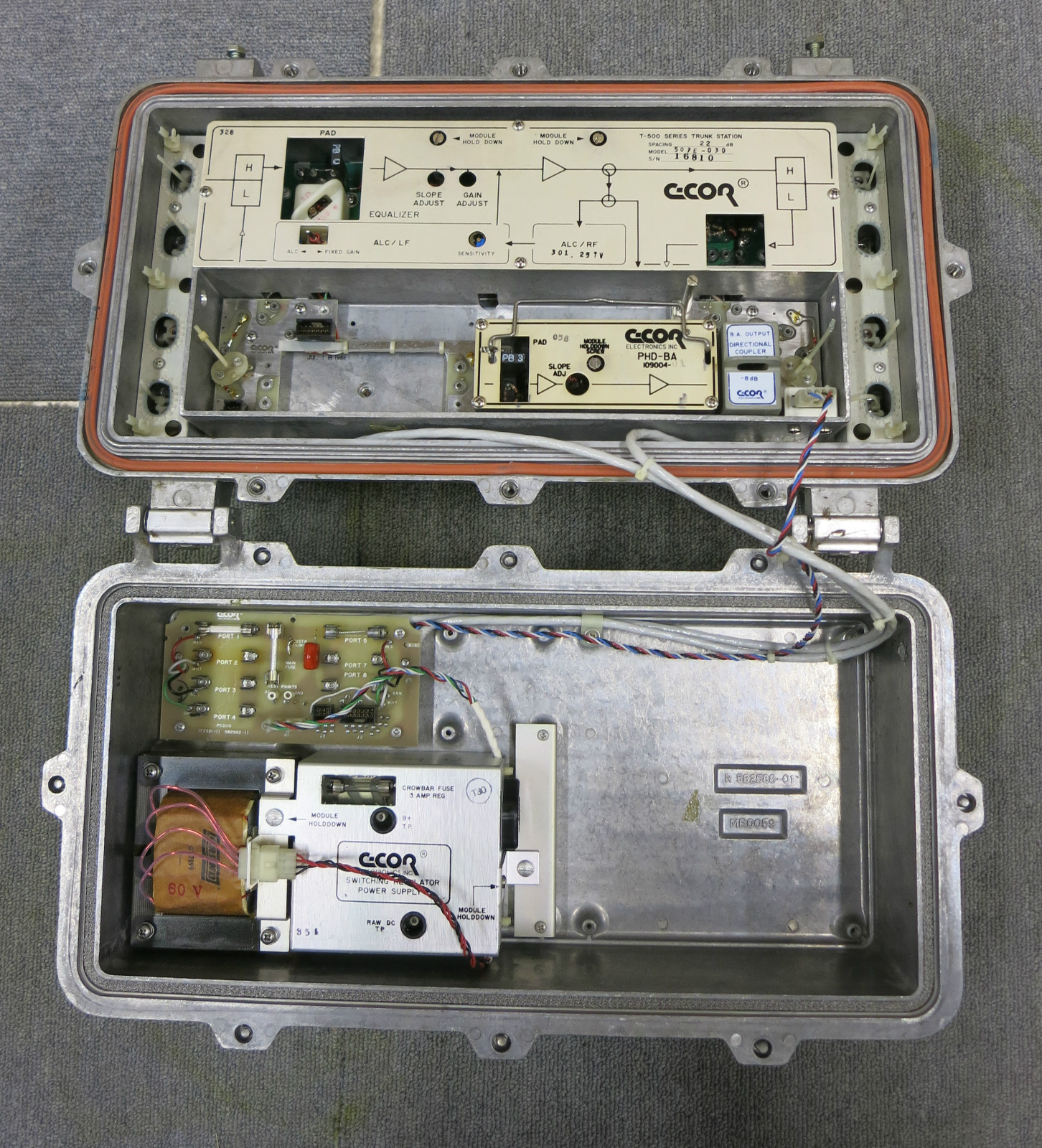 C-Cor Electronics T-500 Series 507E-030 22dB Trunk Quadrant Amplifier ...