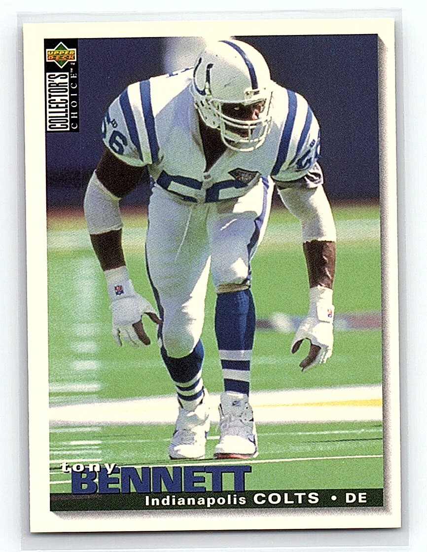 1995 Collector's Choice Tony Bennett Indianapolis Colts #136 | eBay