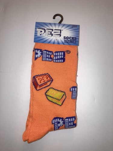PEZ Socks - Men's Size 6-12 - One Pair - Novelty Socks Candy Theme ...