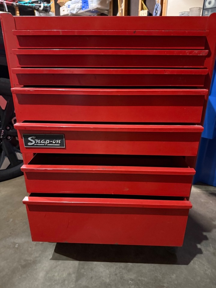 Vintage Snap On KRA 380 Roll Cart 7-Drawer Bottom Tool Chest With ...