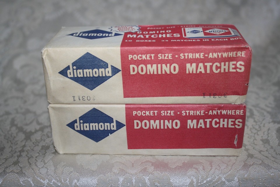 Sealed LOT of 2 DIAMOND Pocket Size STRIKE ANYWHERE Matches 20 Boxes ...