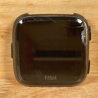Fitbit Versa FB504 Black Heart Rate Monitor Fitness Activity Tracker ...