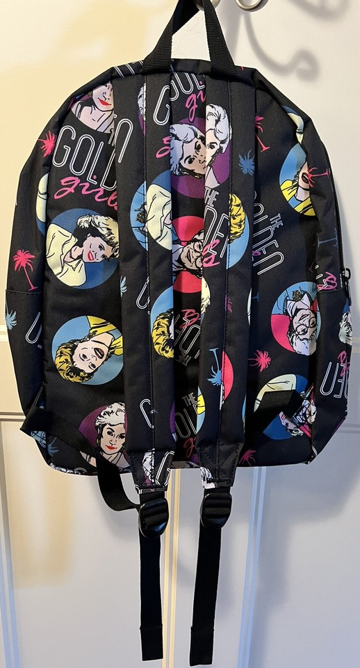 NEW The Golden Girls Backpack Squad Goals Betty White Photo Face Galaxy ...