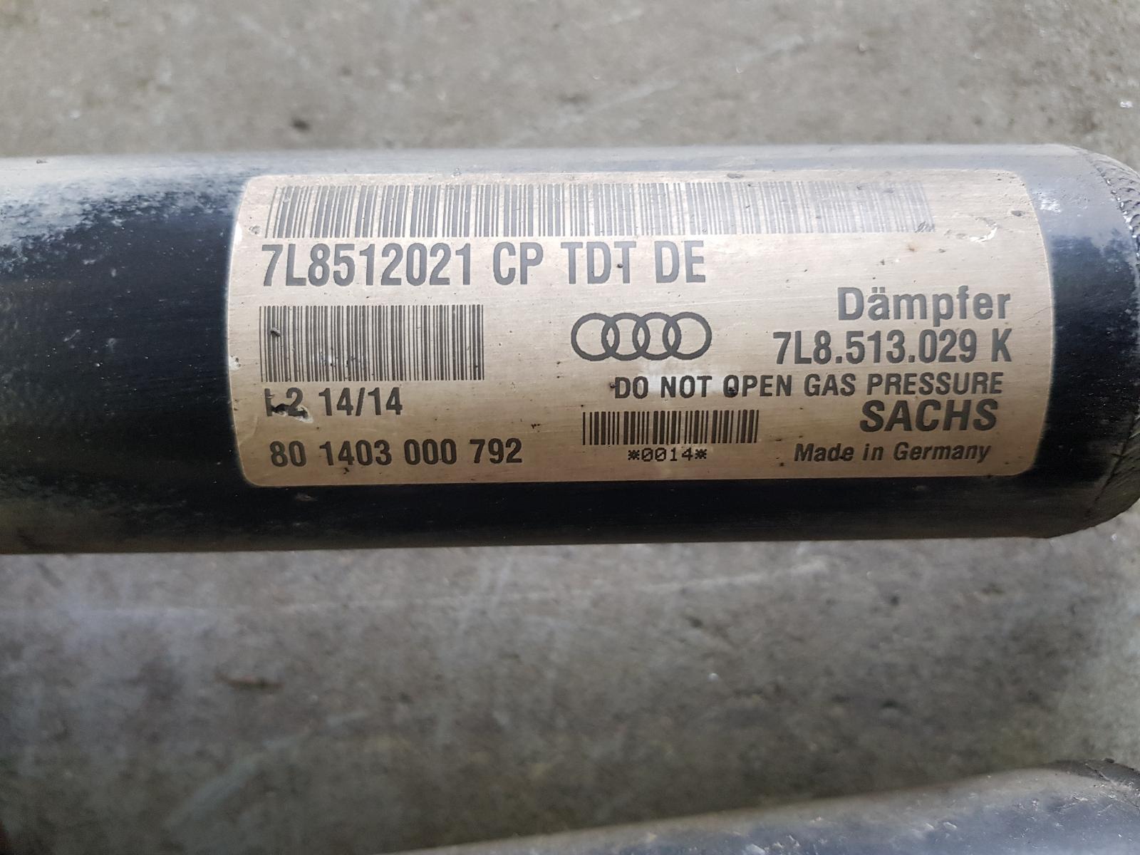 AUDI Q7 2006-2015 REAR SHOCK ABSORBER 4L - 7L8513029K | eBay