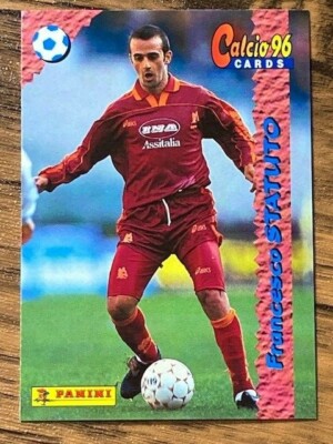 Panini 1996 Calcio Card No.86 Francesco Statuto AS Roma Japanese ...