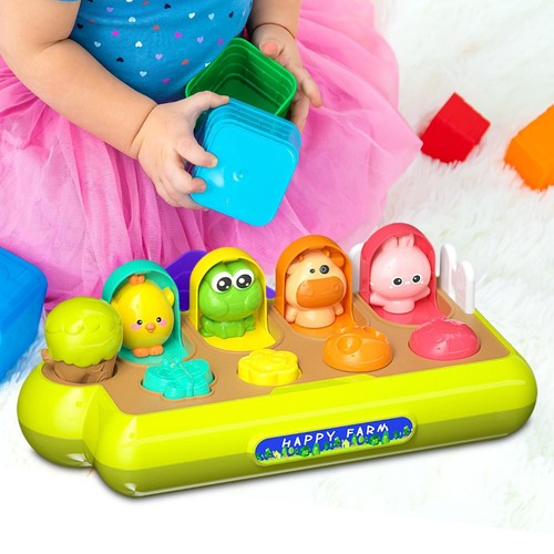 Jeu de Cache-cache avec Animaux, Jouet D'apprentissage pour Bébé pour ...