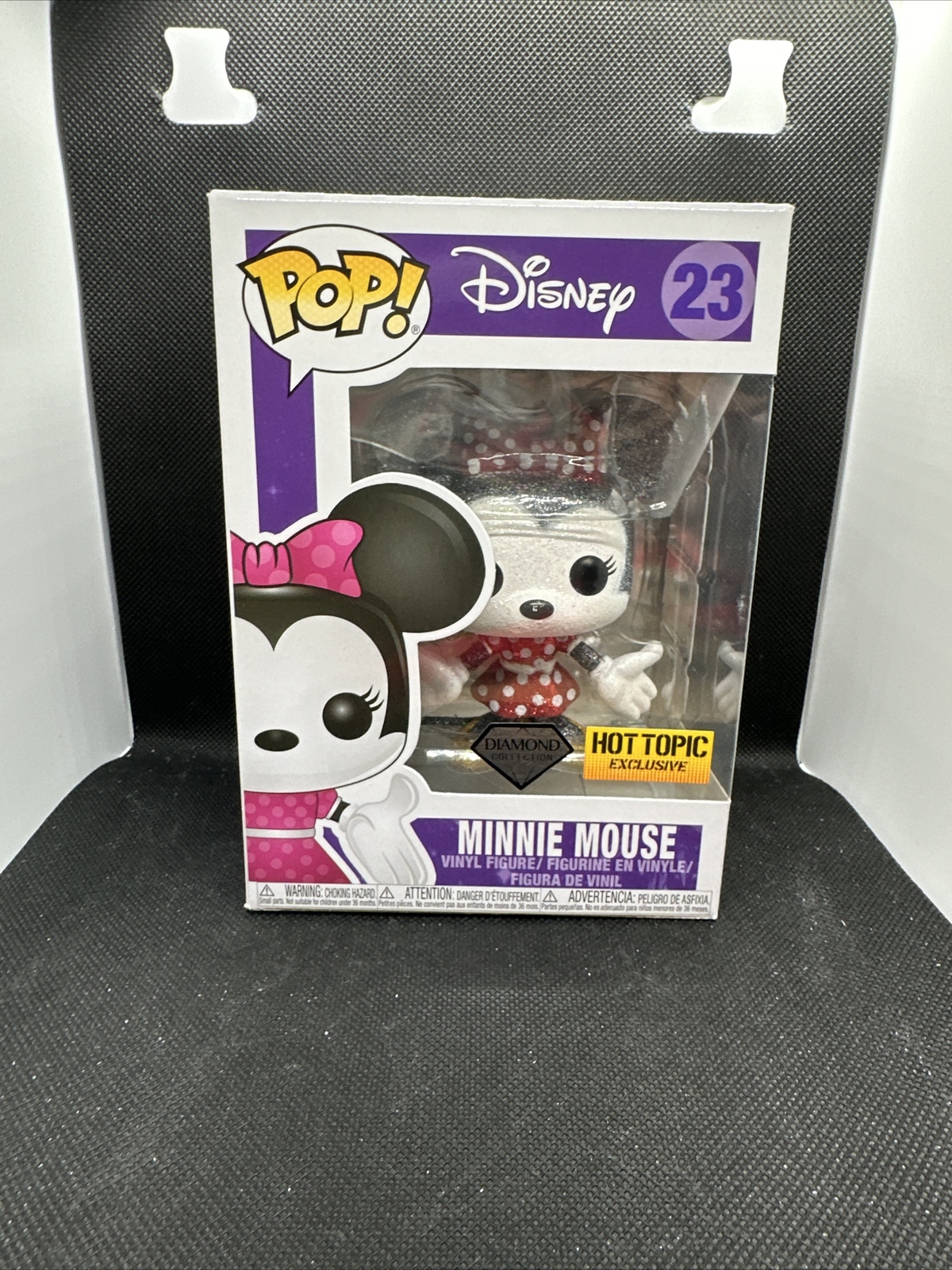 Funko Pop! Disney #23 Minnie Mouse Diamond Collection Hot Topic ...