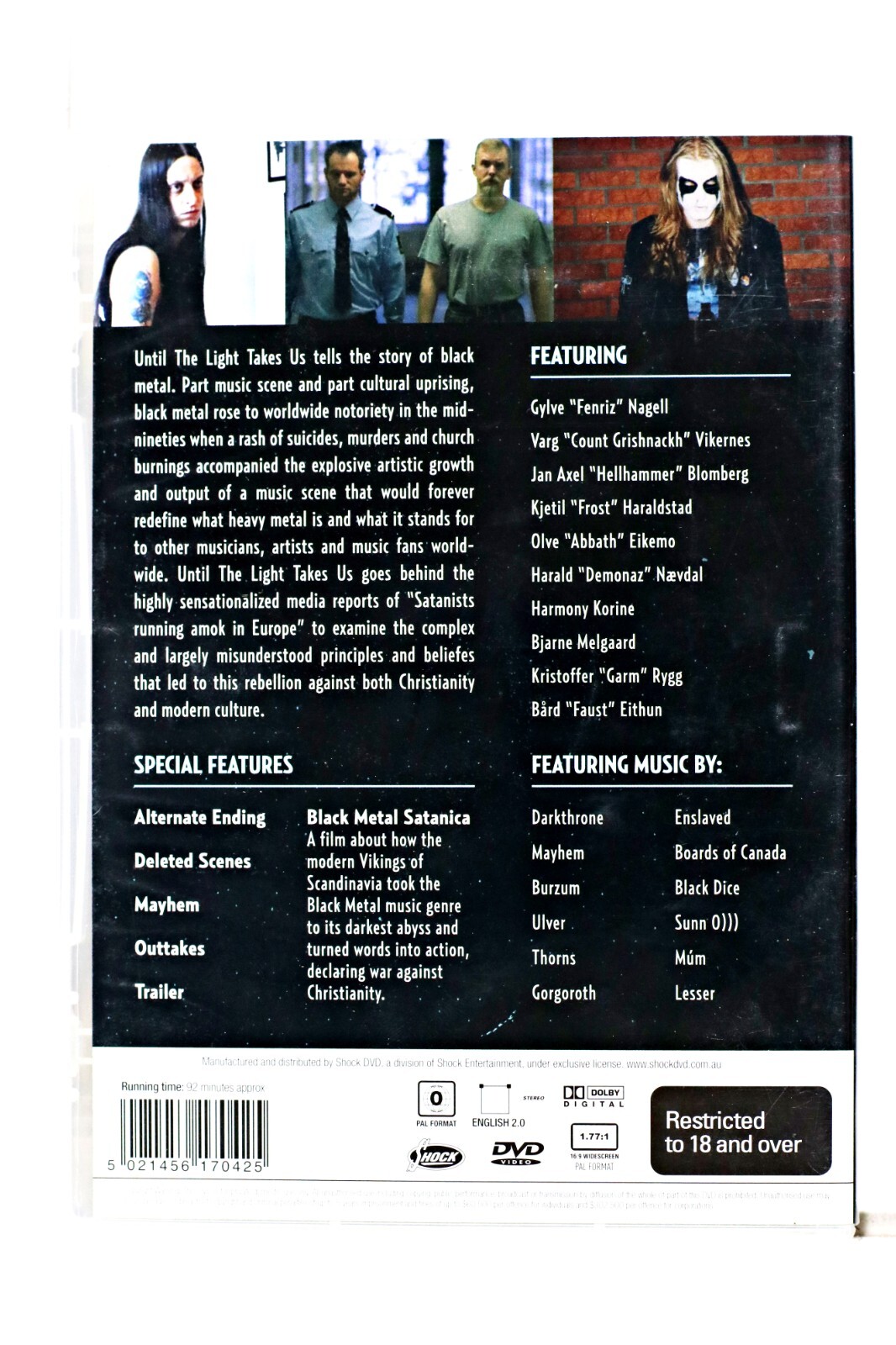 Until The Light Takes Us : Region 0 DVD New Unsealed Black Metal ...