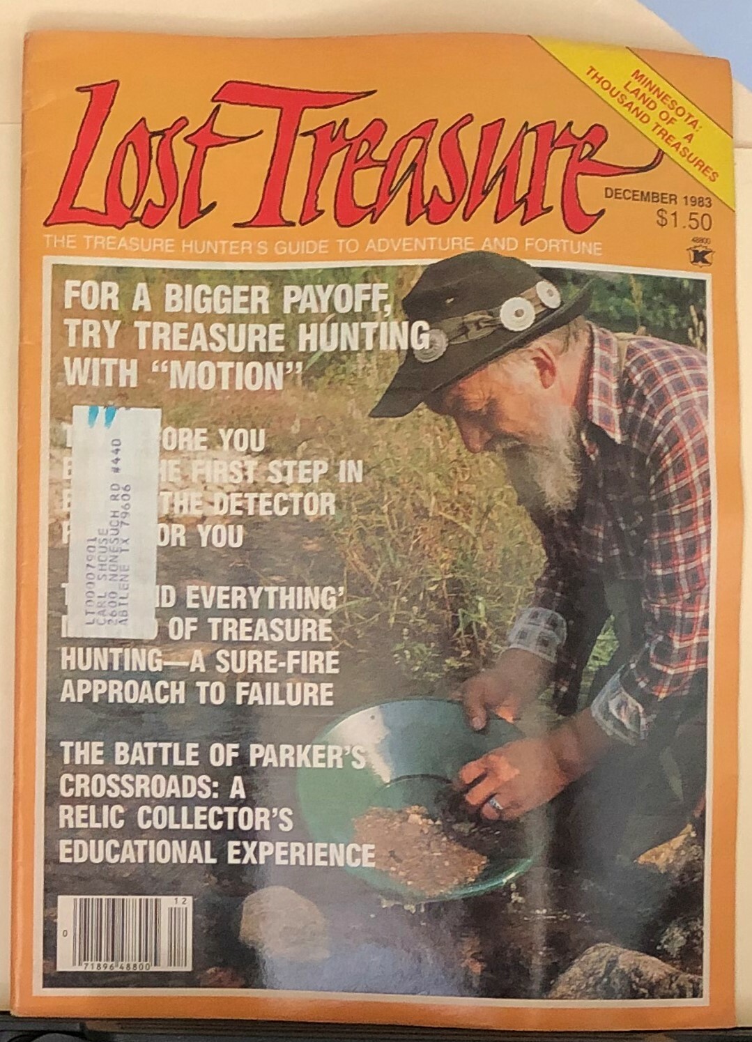 Lost Treasure Magazine - December, 1983 | eBay