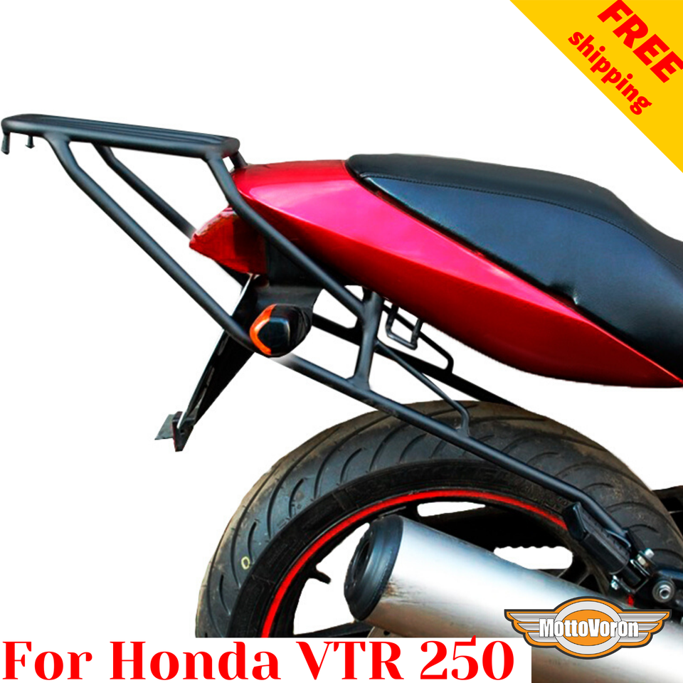 For Honda VTR 250 Rear luggage rack VTR250 Rear rack for cases or soft ...