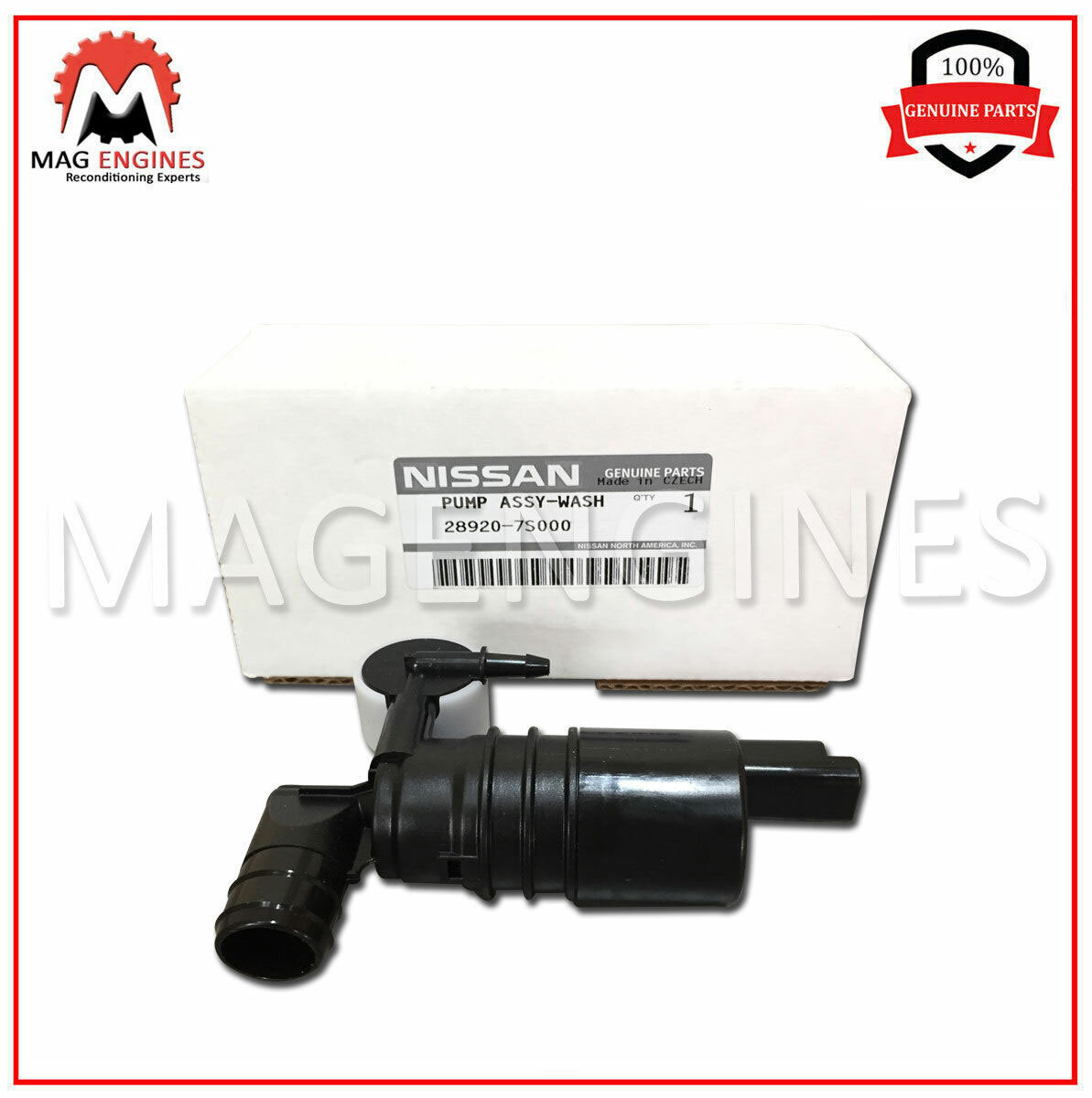 28920-7S000 GENUINE OEM WINDSHIELD WASHER FLUID PUMP 289207S000 | eBay UK