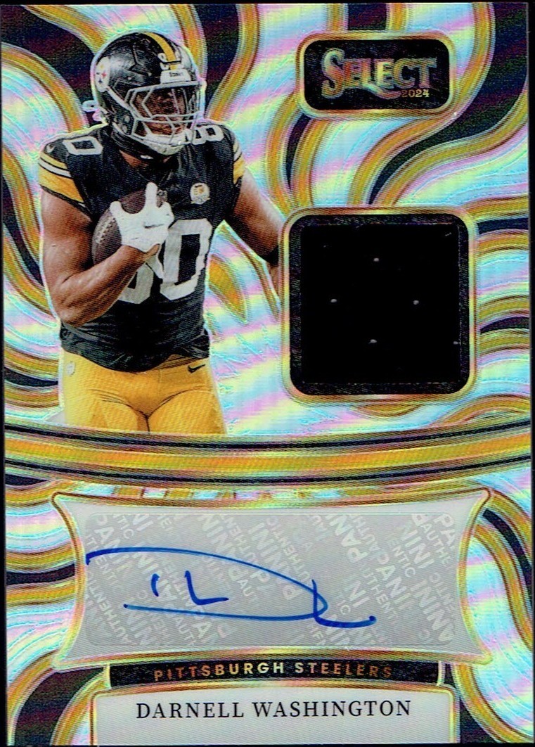 2024 Panini Select - Signature Memorabilia Darnell Washington #SM-DWN Silver Prizm /199 (AU) for ...