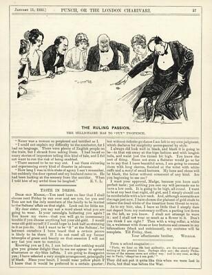 VINTAGE 1922 BRITISH PUNCH CARTOON - MILLIONAIRE GAMBLING HUMOR | eBay