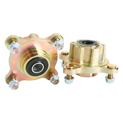 Pair 4 Stud Front Wheel Hub For Taotao ATV Go kart Quad Buggy 125cc ...