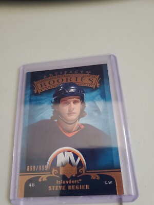 2006-07 STEVE REGIER ARTIFACTS ROOKIES CARD NEW YORK ISLANDERS 869/999 ...