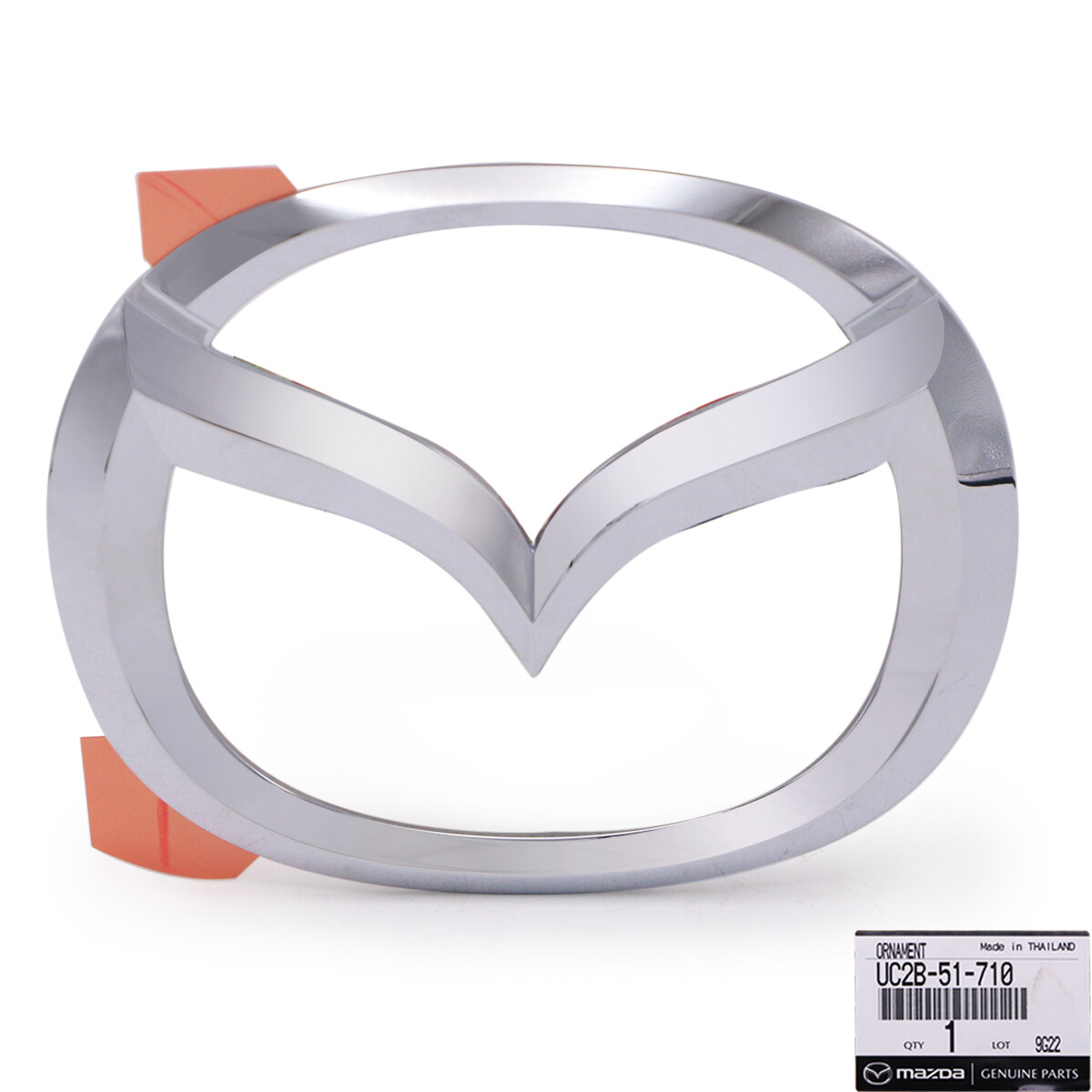 Tailgate Logo Emblem Rear Cover Chrome For Mazda BT-50 Pro 4x2 4x4 2012 ...