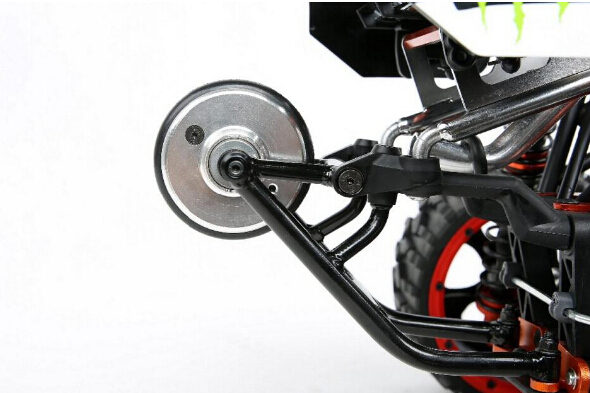 Baja rear wheel bar wheelie bar For HPI BAJA 5B KING MOTOR ROVAN Free ...