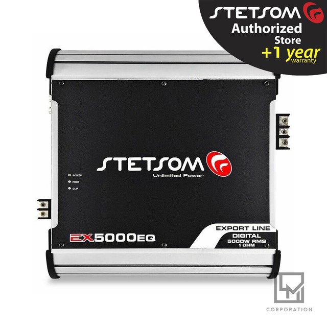 Stetsom Ex5000 EQ 5000w RMS 1 Ohms Audio Car Amplifier for sale online ...
