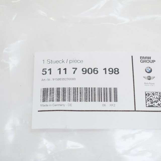 BMW 5 F10 M Front Right Bumper Grille 51117906198 7906198 Genuine for ...