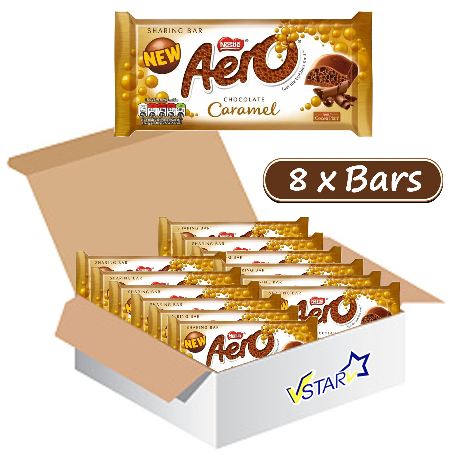 HALF BOX of Chocolate Bars - Aero Cadbury Kit Kat Mars Snickers Reese’s ...