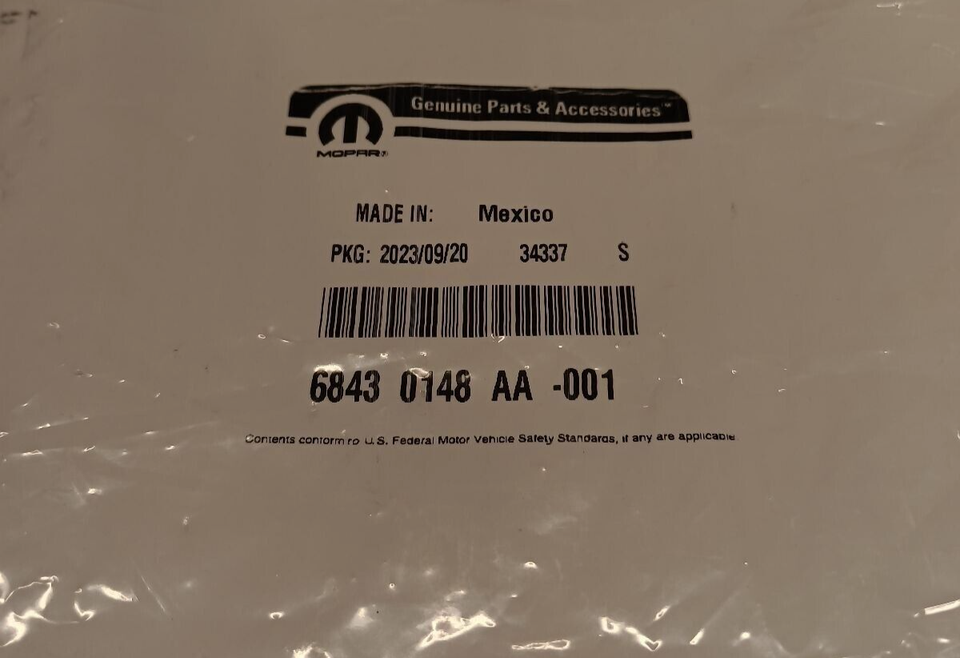 Genuine Mopar Power Distribution Center Cover 68430148AA | eBay