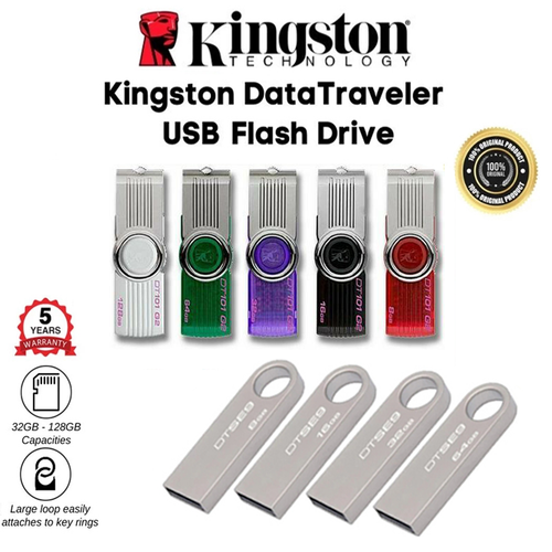Kingston DT101 G2 UDisk DTSE9 USB 2.0 Flash Drive Storage Memory Pen ...