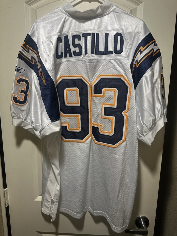 NWOT Vintage 100% Authentic San Diego Chargers Luis Castillo Jersey | eBay