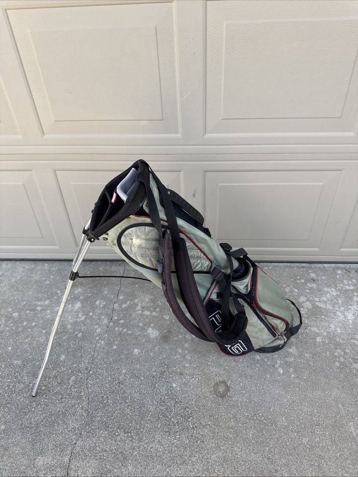 Ping 4 Under Stand Carry Golf Bag Black 4 Way Compartment, Dual Strap ...