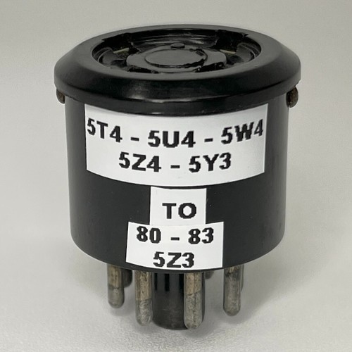 Vintage JFD Sockette 6A Radio Tube Socket Adapter For 4 Pin Tubes To ...