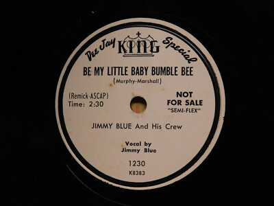 Jimmy Blue country jazz pop swing 78 Be My Little Baby Bumble Bee on ...