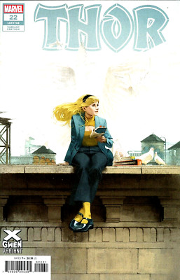 THOR #22 MARC ASPINALL X-GWEN VARIANT 1ST PRINT 2022 MARVEL COMICS NM ...