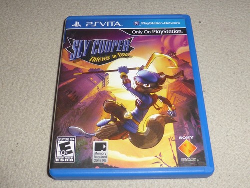 PLAYSTATION PS VITA SLY COOPER THIEVES IN TIME CASE SONY | eBay