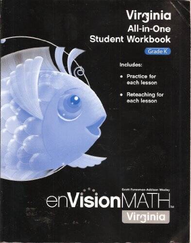 Virginia All In One Student Workbook, Grade K, enVision Math ...