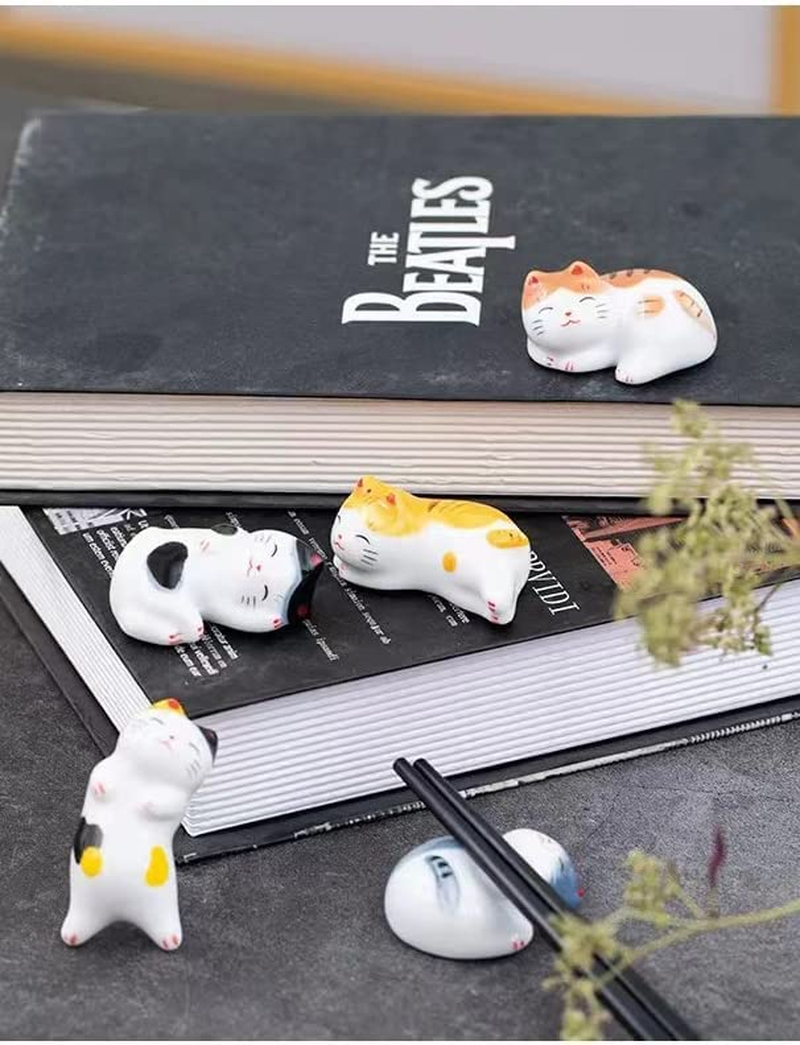 APULM Cat Chopstick Holder Lucky Cat Lucky Cat Penrest Chopstick Holder ...
