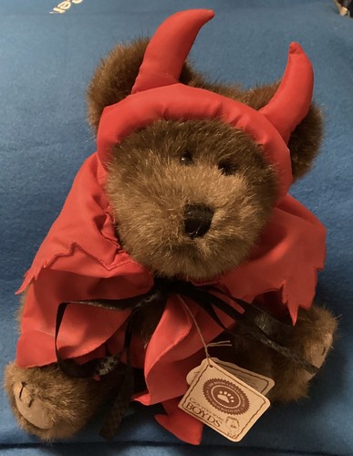 Boyds Bears Conner D. Devilbear 10" Plush Brown Bear In Devil Costume ...
