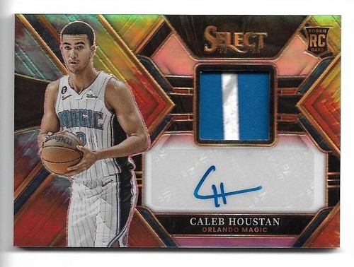 2022-23 Panini Select Caleb Houstan RC Rookie Patch Auto Tie Dye #/25 ...