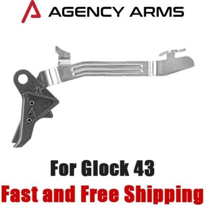 Agency Arms Drop-In Trigger & Polished Trigger Bar Kit for Glock 43 G43 ...