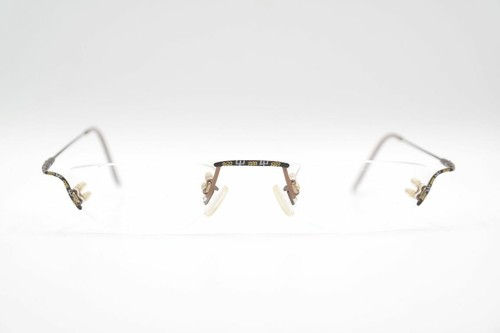 Vintage Dittmer and Dittmer 343827 48[]21 145 Brown Rimless Glasses NOS ...