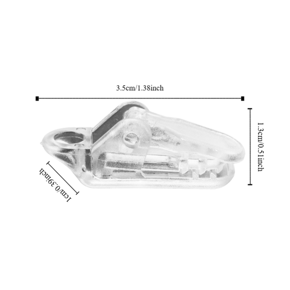 20 Pcs/Set Transparent Tent Clip Hook Tent Pull Point Outdoor Camping ...