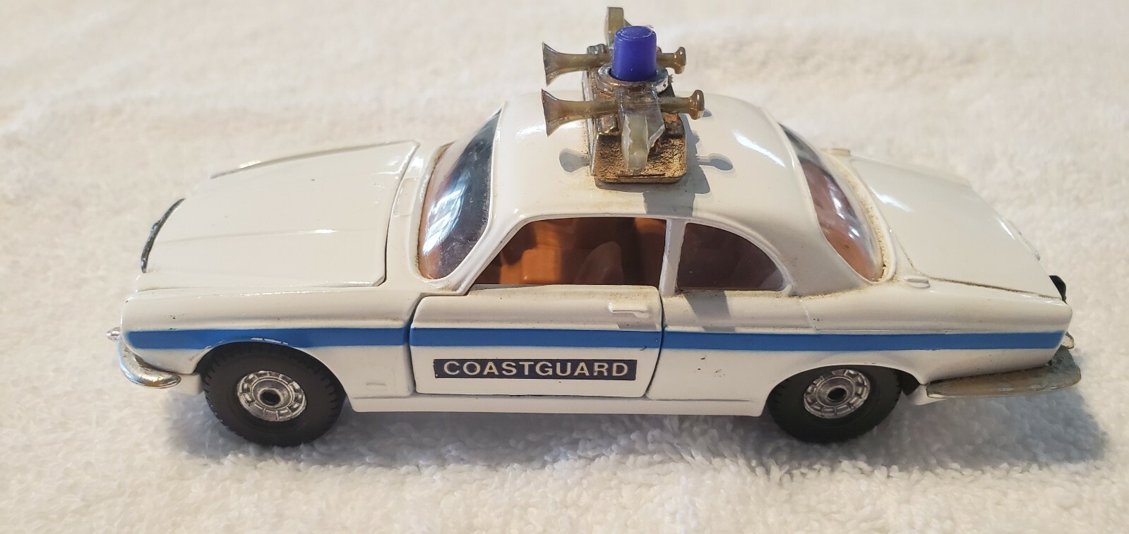 Vintage Original Corgi 414 Jaguar XJ12C Coast Guard Car Great Britain ...
