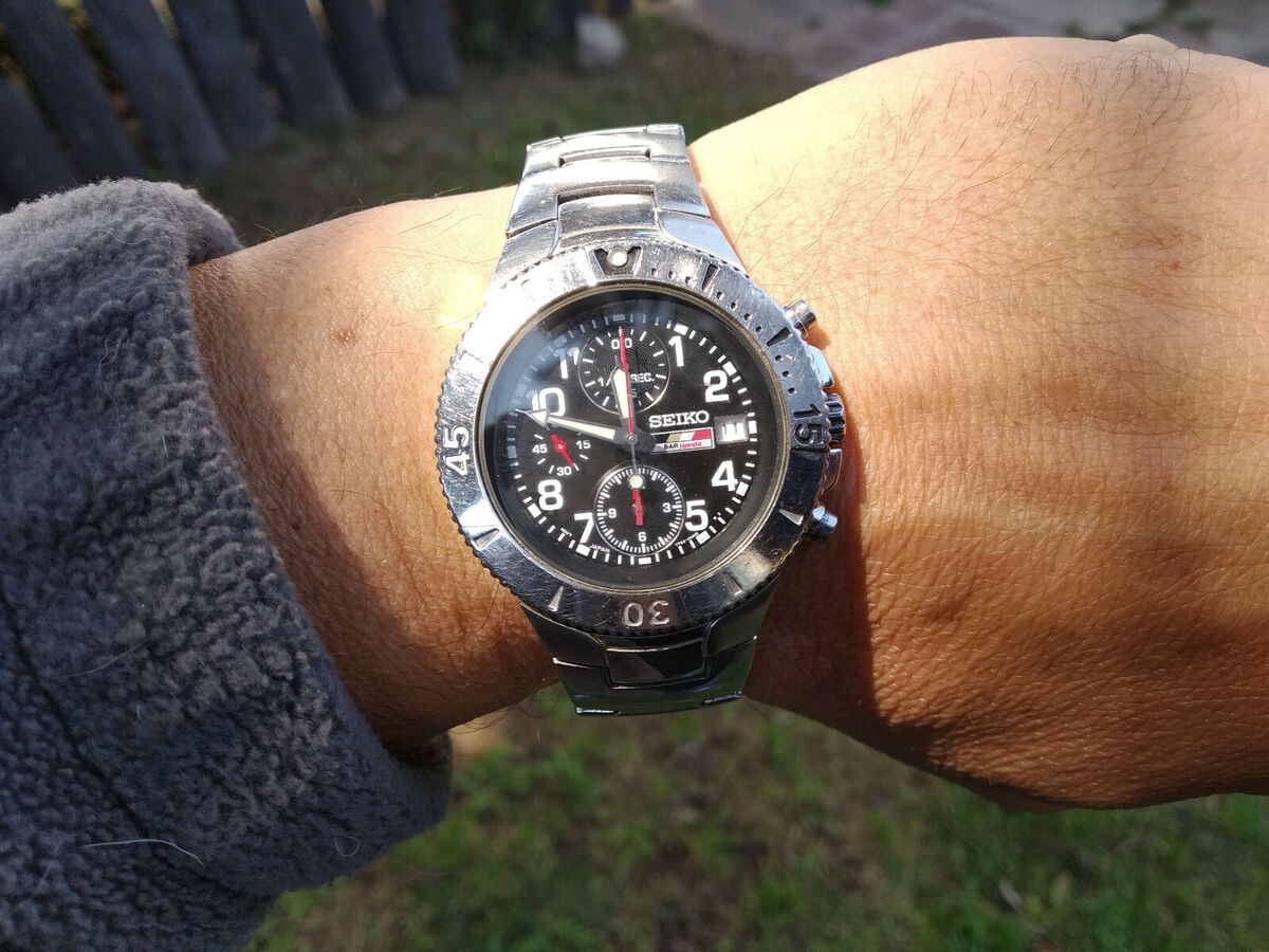 SEIKO F1 BAR HONDA QUARTZ 1/20SEC CHRONOGRAPH 7T92-0GE0 SEIKO F1 BAR HONDA QUARTZ 1/20SEC CHRONOGRAPH 7T92-0GE0