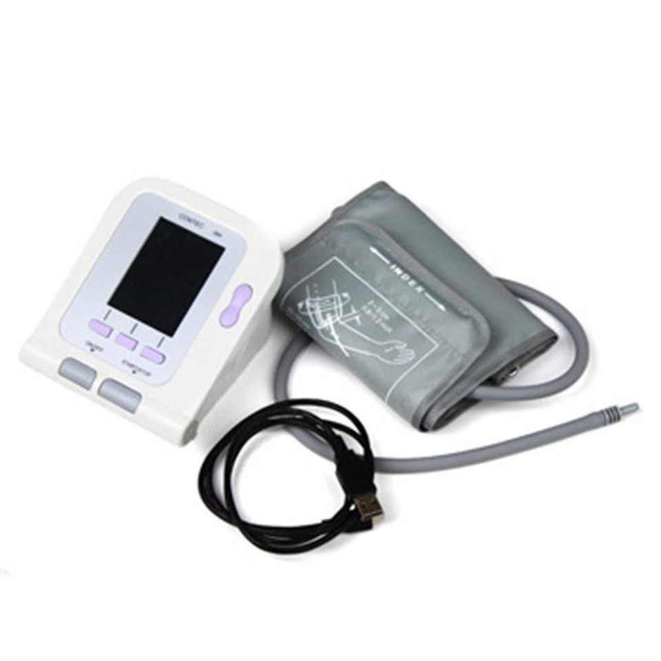 CONTEC-08A Digital Blood Pressure Monitor Upper Arm BP Cuffs+SW Adult ...