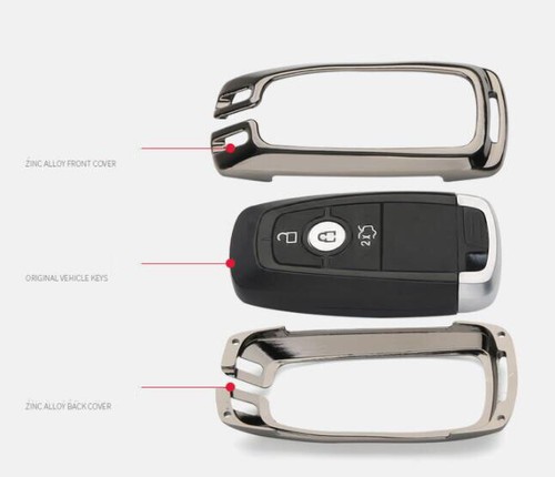 Armor Metal Car Key Fob Case Cover For Ford F-150 Fusion Explorer ...
