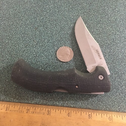 GERBER GATOR KNIFE U.S.A. Fishing Hunting 650 LOCKBACK HUNTER USA XX | eBay