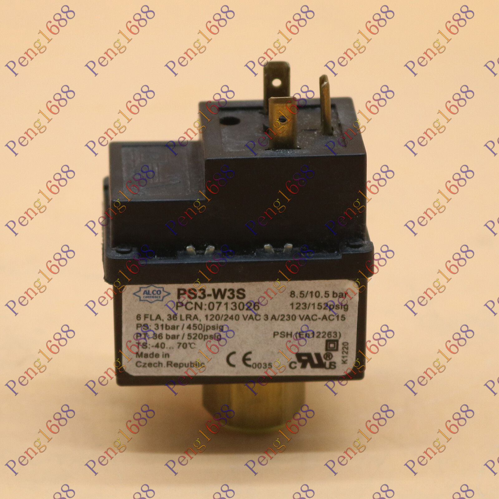 EMERSON ALCO PS3-W3S 8.5 / 10.5bar New Pressure Switch 1 Year Warranty ...