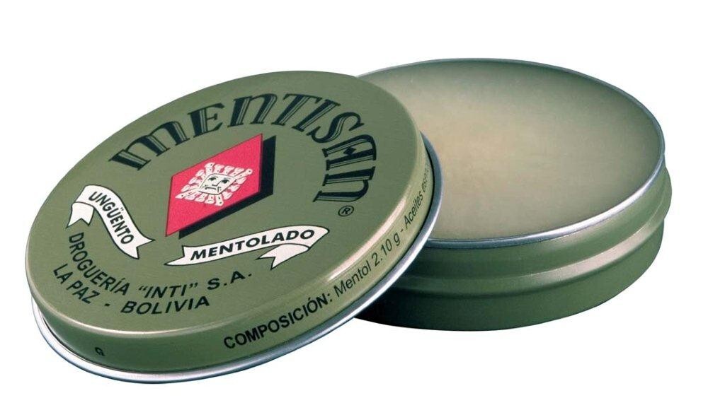 MENTISAN UNGUENT METAL TIN BOX 15gr. Relief Cough Cold Flu Nasal ...