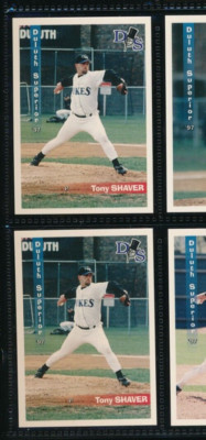 Lot (2) 1997 Grandstand #27 Tony Shaver Duluth Dukes Player Lot (FO4 ...