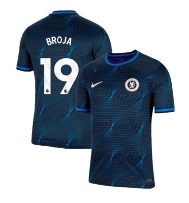 Chelsea Football Shirt Boys 9 10 Years Kids Nike 2023 24 Away Kit BROJA ...