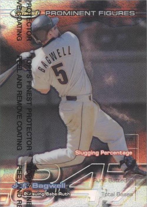 1999 Topps Finest - Prominent Figures Jeff Bagwell #PF19 /847 for sale ...