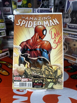 The Amazing Spider-Man #018 (2015) Humberto Ramos Cover Signed By Dan ...